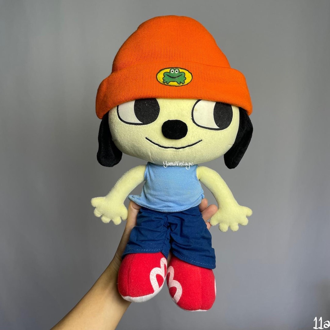 Vintage 2001s Parappa Talking Plush 14 Game Collectible Second Hand ...