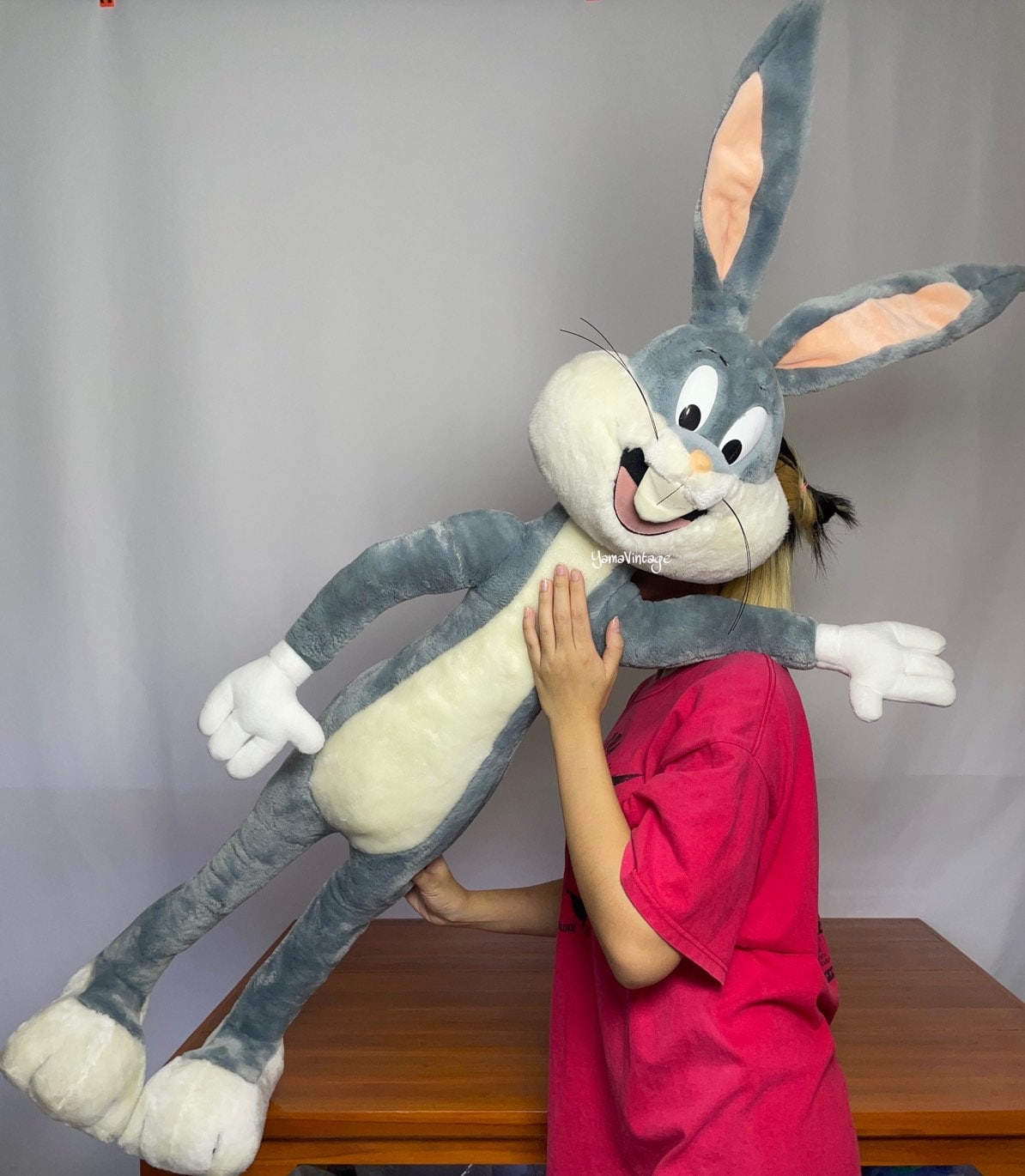 Vintage 1998s Bugs Rabbit Plush Doll 42-43 Vintage 1998s Bugs Rabbit Plush Doll 42-43