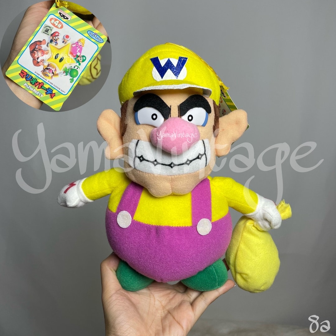 Vintage 1998s Wario Plush 9" , Plushies , Green Frog , GAME Second Hand ...