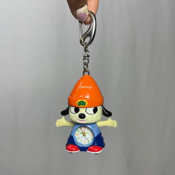 RARE! Vintage 1990s-2000s Mini Clock Keychain Parapp… - Gem