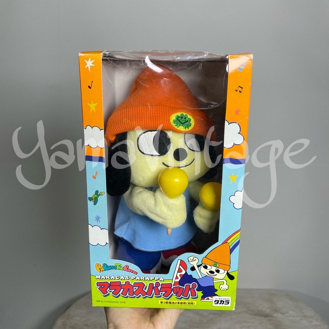 Vintage 2001s Parappa Plush 9-9.5" Game Collectible Second Hand Stuffed ...