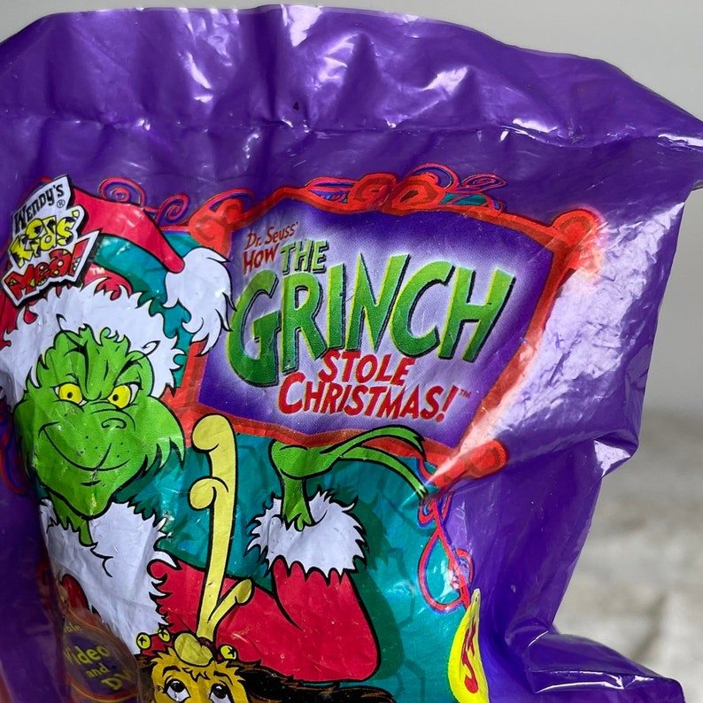 Vintage 2000s Grinch Wendy's Kids Meal , Max Dog , Max Grinch ...