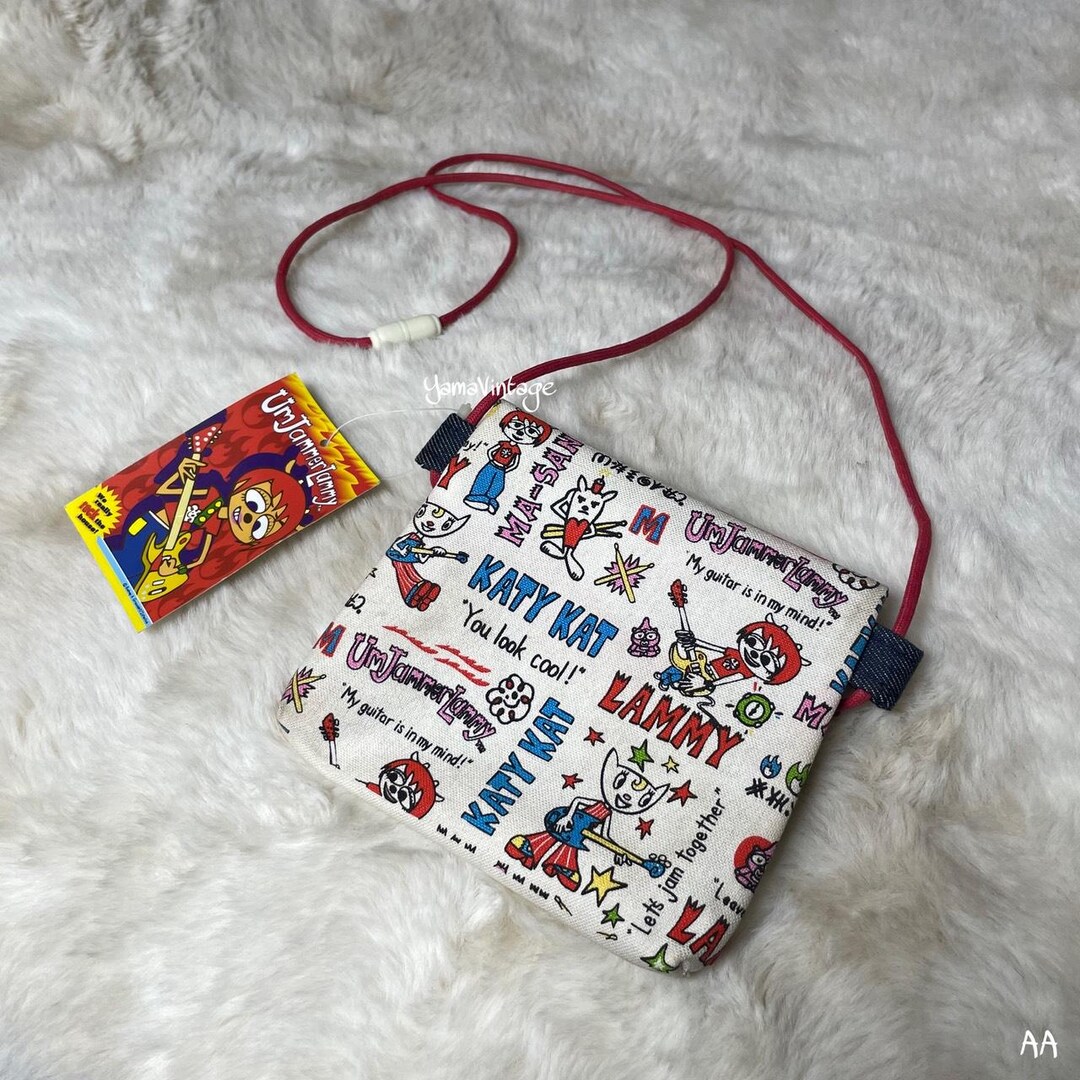 RARE! Vintage 2000s Parappa Jammer Bag Second Hand Bag Neck Katy Kat Ma ...