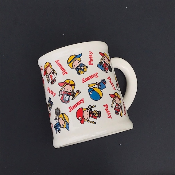 RARE Vintage 1975's Mugs Ceramic Cartoon JAPAN - Etsy