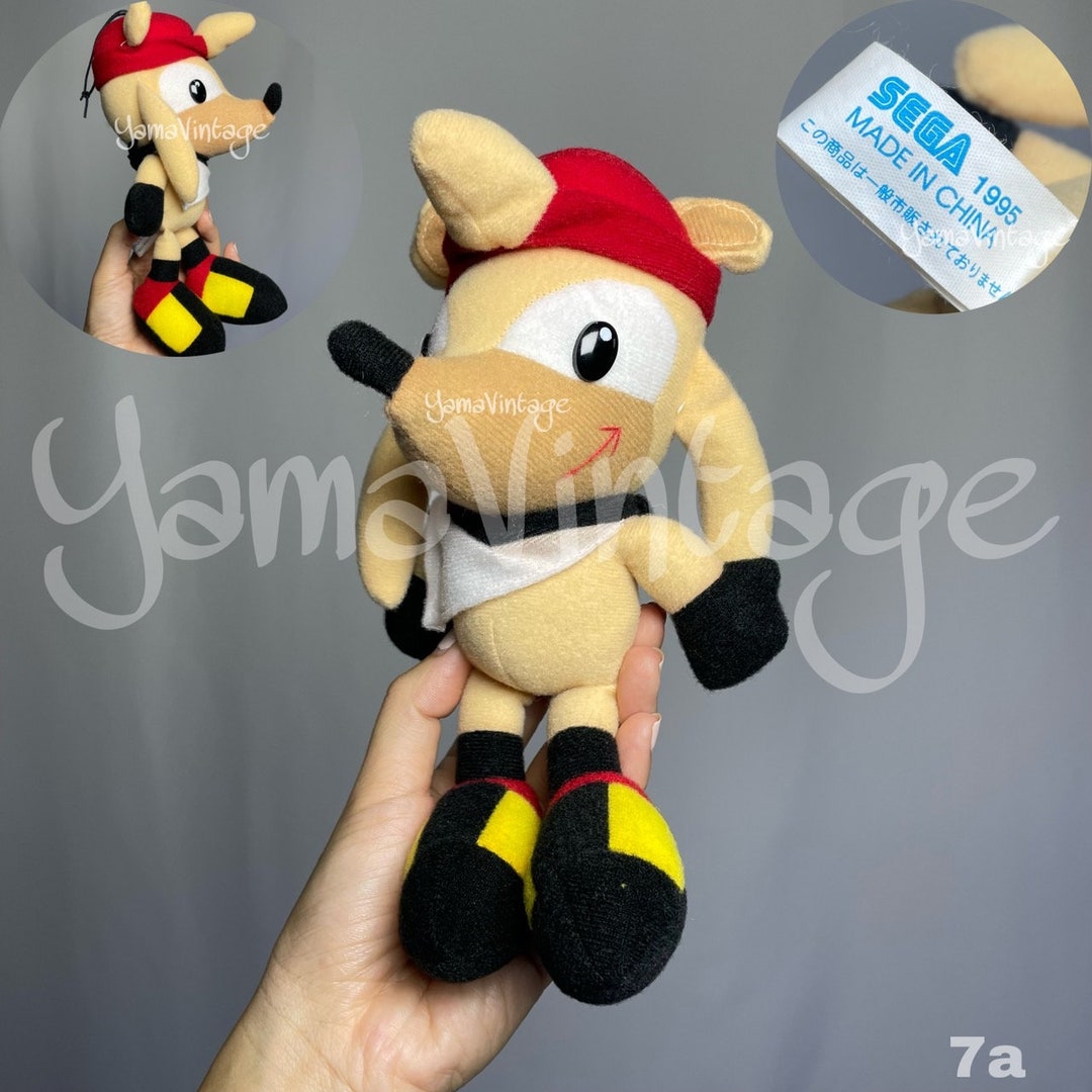 Vintage 1995s Bark the Polar Bear Plush Sonic Games Anime Japan Second ...