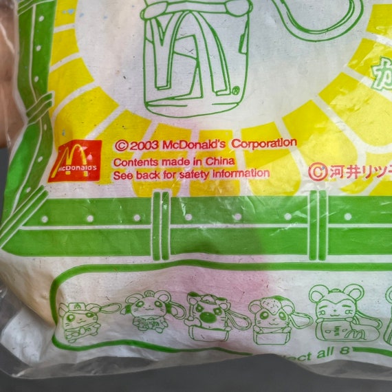 Vintage 2003s Kaburu Hamtaro Keychain Plush , Hamster… - Gem