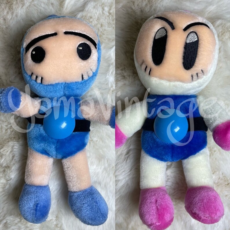 RARE Vintage 1995s Second Hand Bomberman Plush Game - Etsy