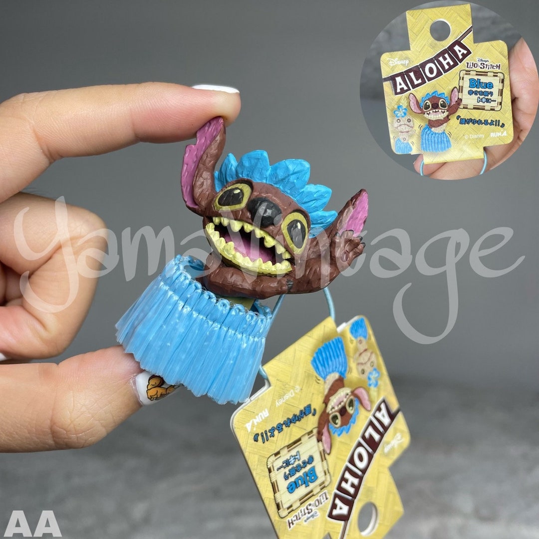 Vintage 2000s Stitch Hawaii Keychains , Brown , Second Hand , Figure ...