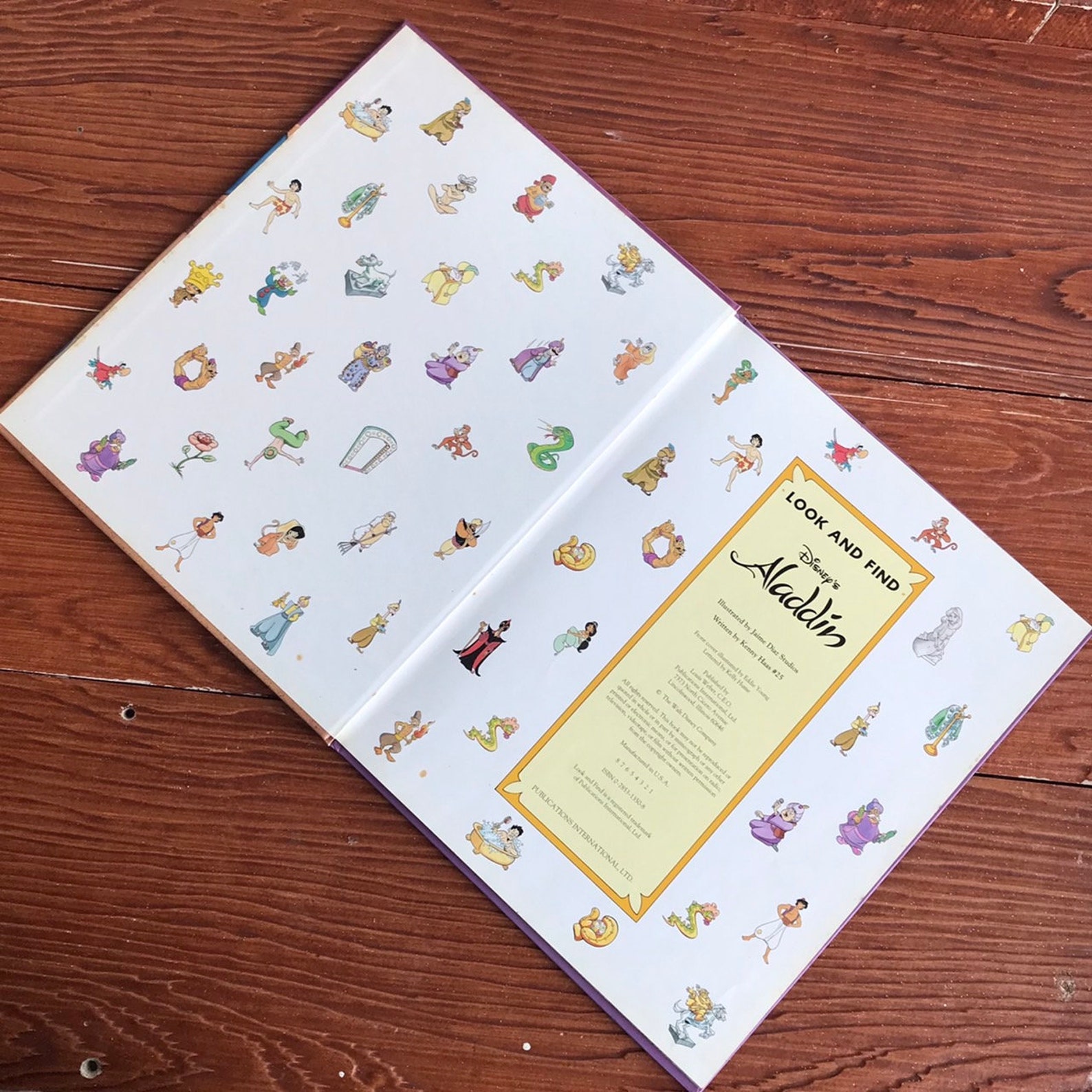 Vintage 90's Look & Find Book Cartoon Children's - Etsy