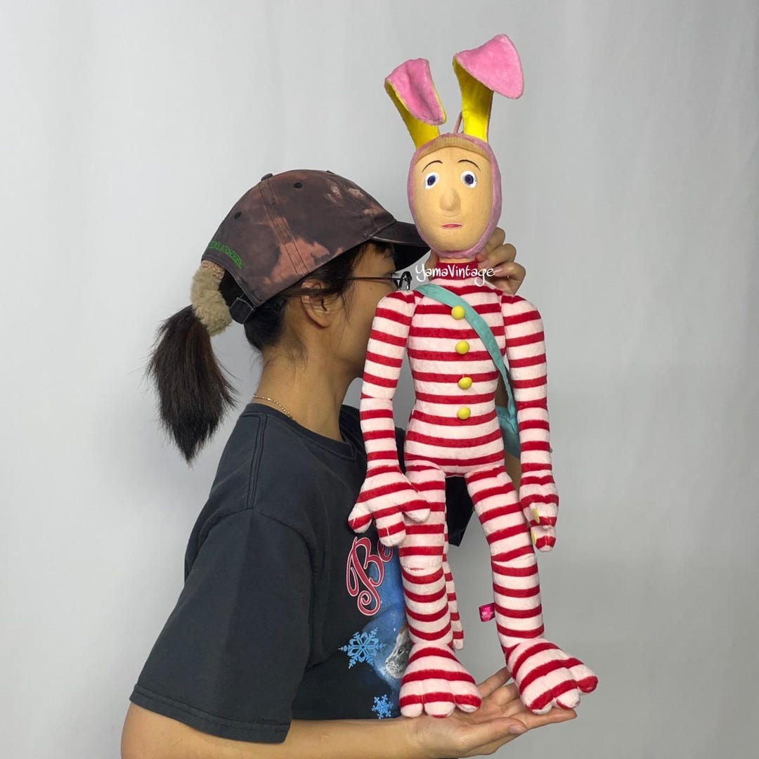 RARE!! Vintage Popee Eepop Plush 21-24" , Dolls , Beast Smiling , Face ...