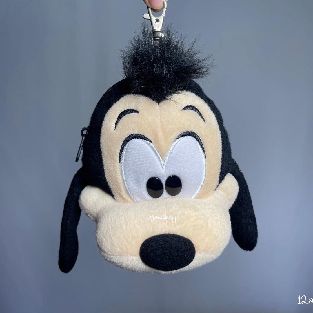 Vintage Cartoon Max Goof Plush Bag, Keychain, Second Hand Toy Gift for ...