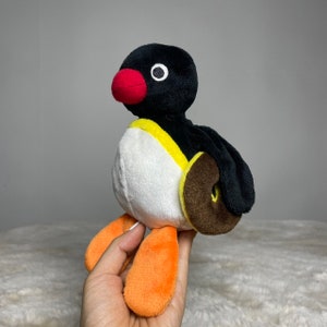 Vintage Cartoons Pingu Plush Stuffed Animals Dolls Penguin - Etsy
