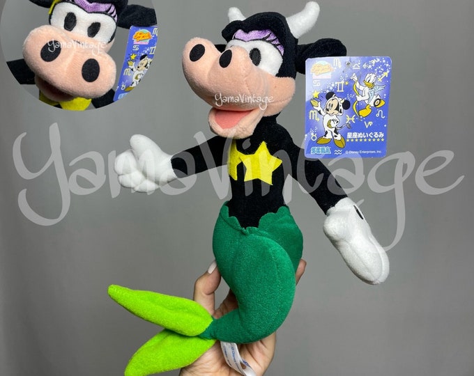 Vintage 1998s Clarabelle Cow Plush 9" , Stuffed Doll , Second Hand ...