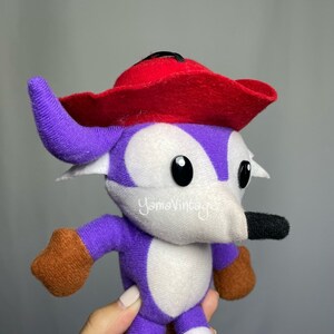 Vintage 1995s Fang the Sniper Plush Sonic Games Anime Japan Second Hand ...