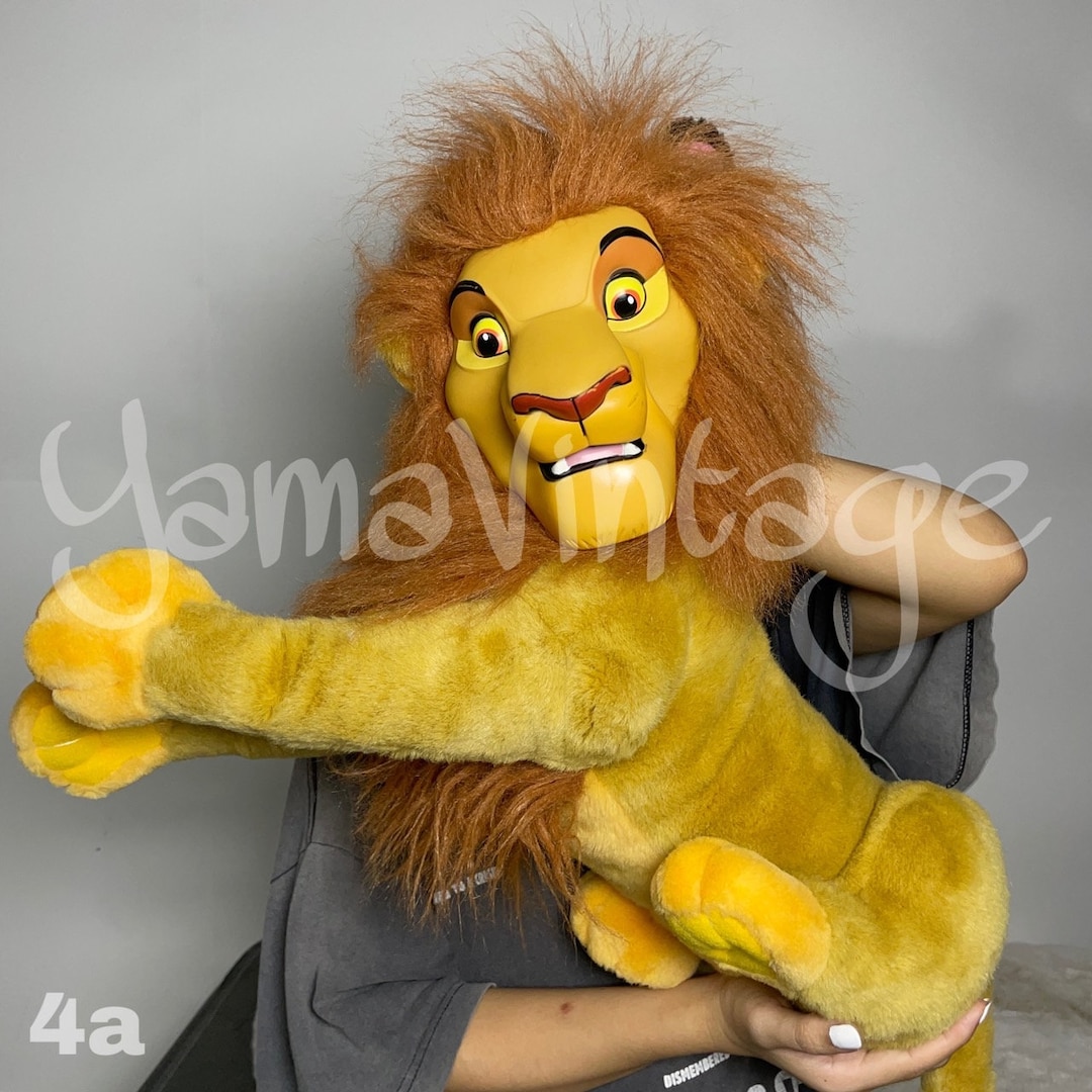 Vintage 1980s Zimba Lion , Hand Puppets , Rubber Face , Cartoons ...