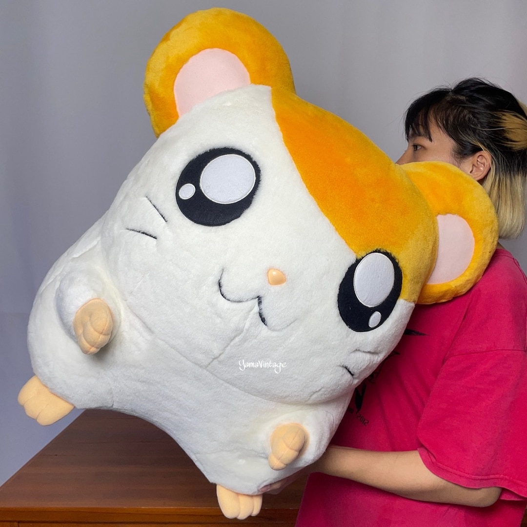RARE!! Vintage 2001s Hamtaro Plush Size 21-22" , Japanese Manga ...