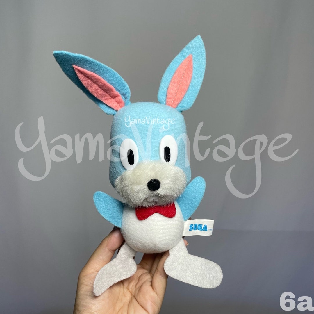 Vintage 1992s Pocky Sonic Plush , Game , Anime , Second Hand ...