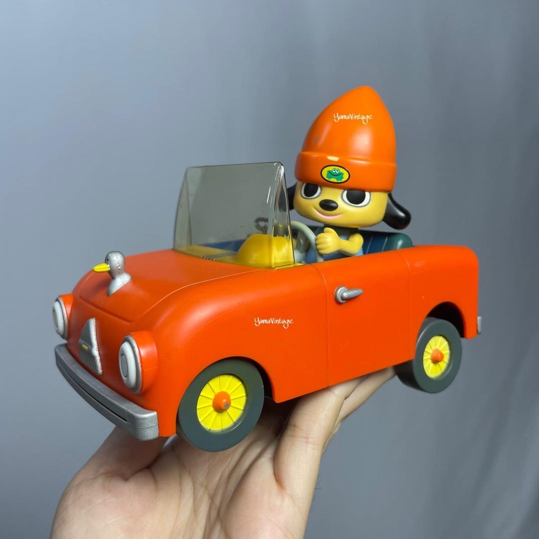 RARE! Vintage 2001s Parappa Car Toys Figure Music Talking , Video Game ...