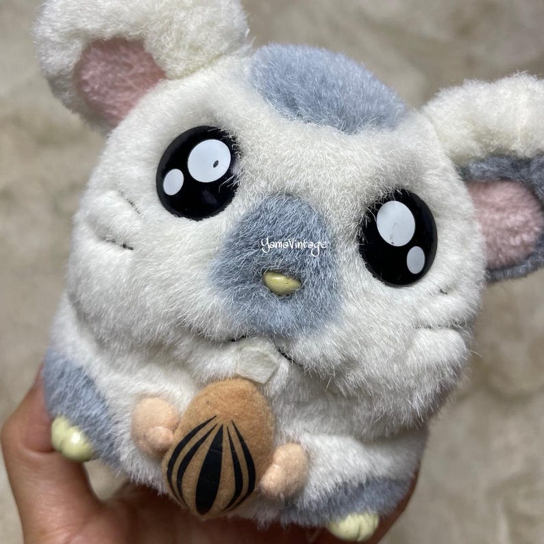Vintage 2000s Oxnard Hamster Plush Coin Piggy Bank 4" Second Hand - Etsy UK