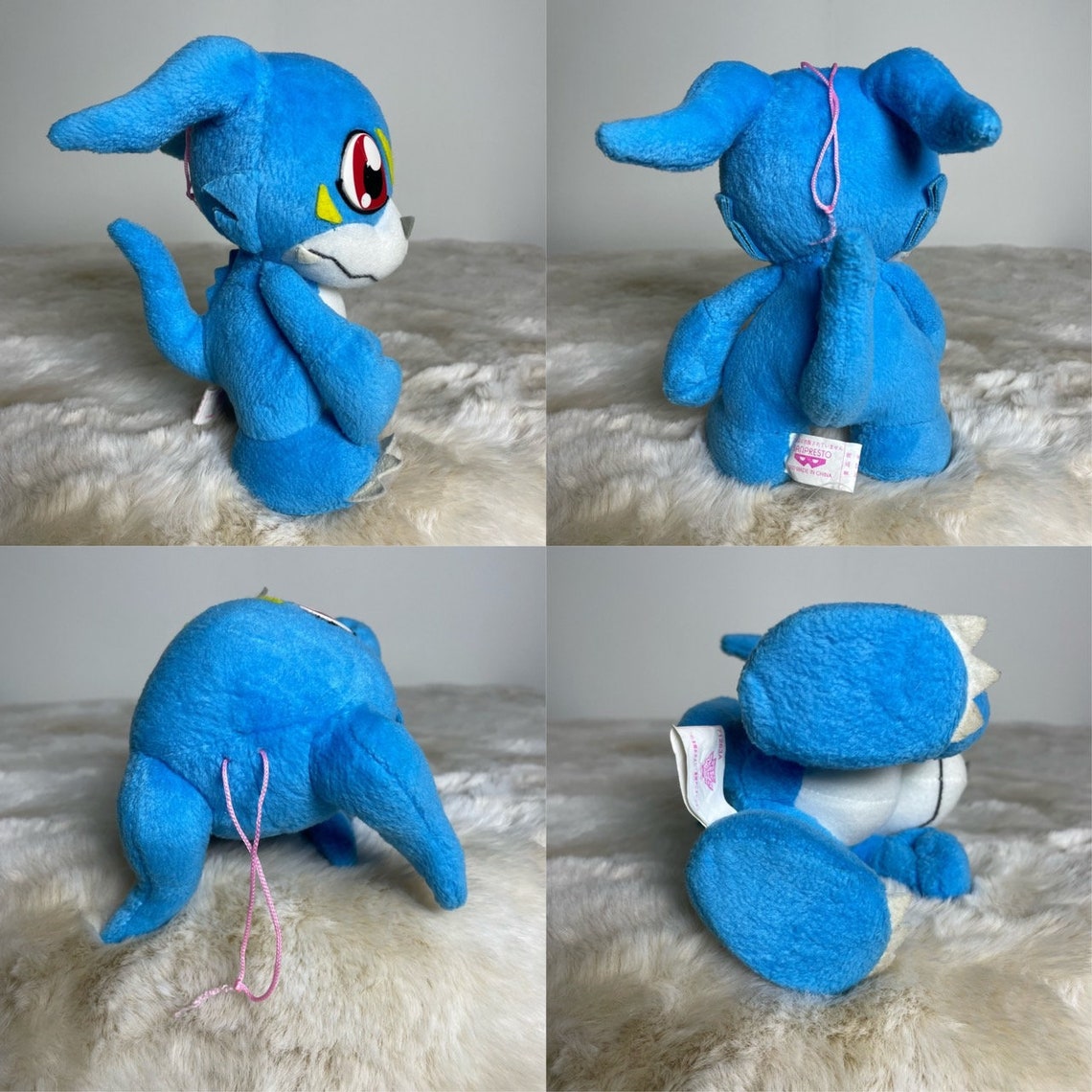 Vintage 2000s Digimon Veemon Plush , Anime Cartoon , Japan , Japanese ...