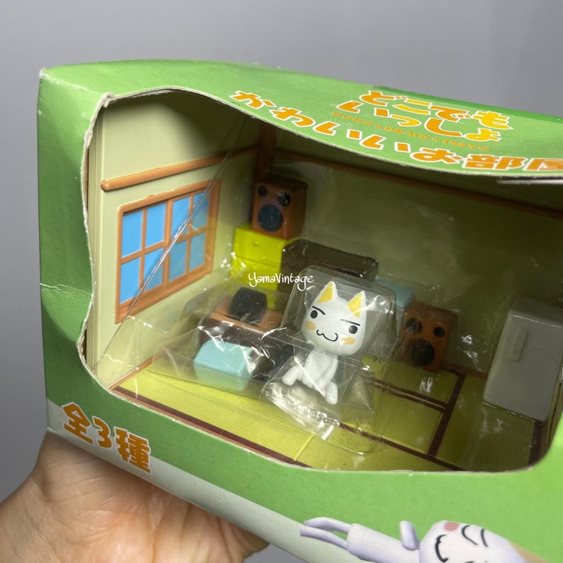 Vintage 2001s DOKO DEMO Room Figure Toy , Second Hand , Gift Set , Toro ...