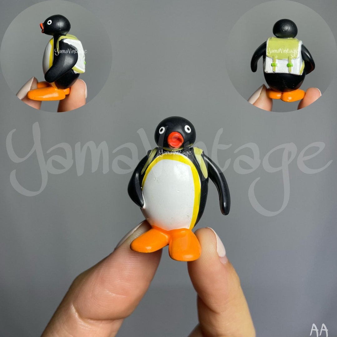 Vintage Cartoons Mini Pingu , Collectibles , Vintage Toys , Penguin , Animals , Gift for Her ...