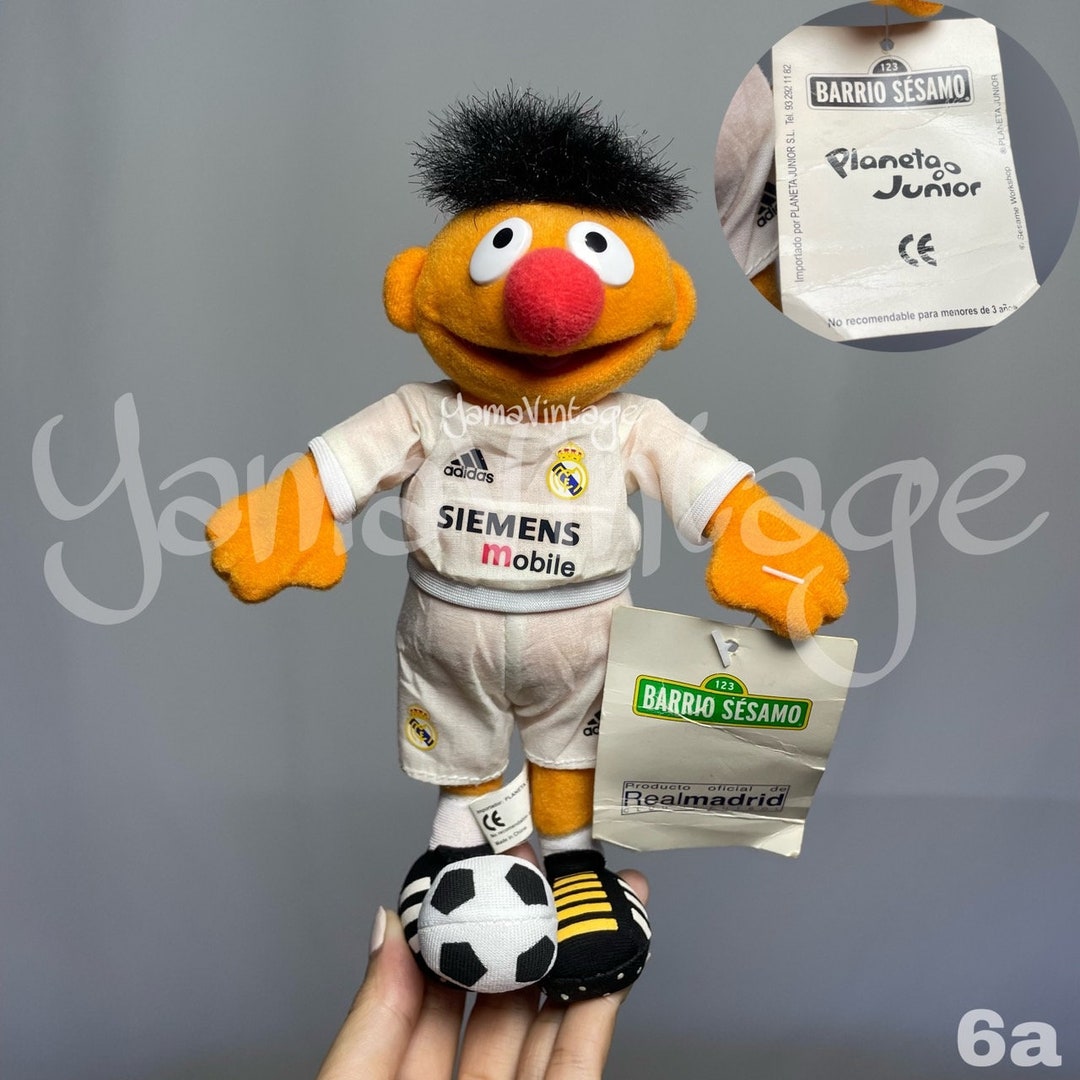 RARE! Vintage 1990s-2000s Ernie Plush Football Team , Dolls Cartoon ...