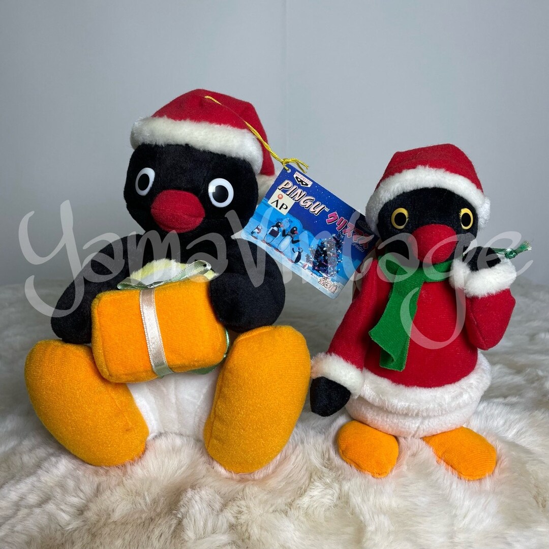 Vintage 1999s PINGU Plush Christmas , Christmas Gift , Pre Christmas ...