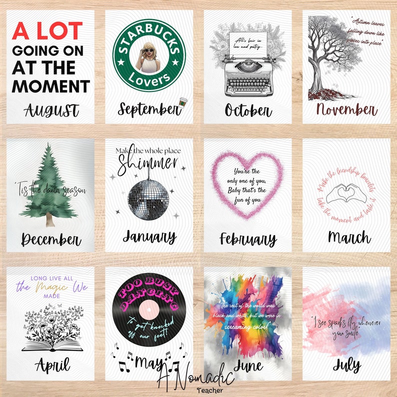 2024-2025 Teacher Planner | 24-25 Teacher Planner | Weekly Swiftie ...