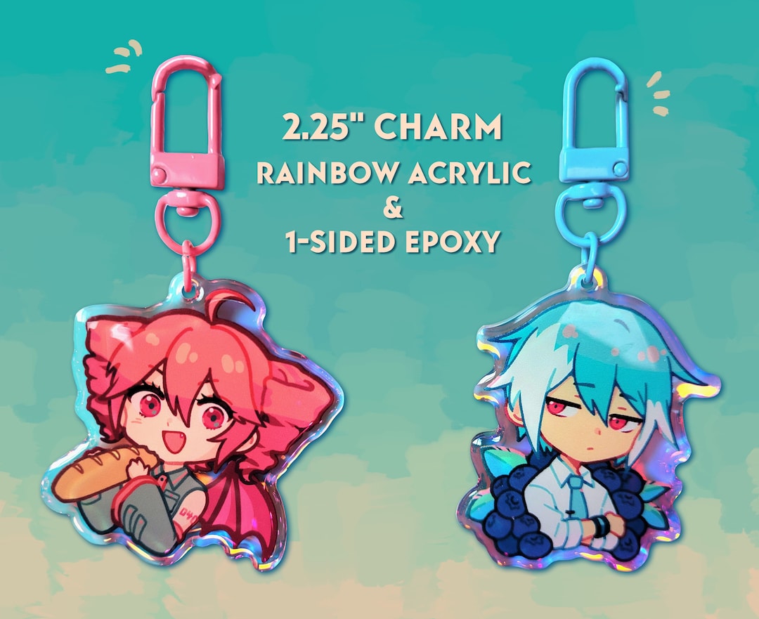 UTAU Kasane Teto Matsudappoiyo Chibi Charms - Etsy