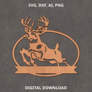 Elk Hunting - Monogram Png, Dxf and Svg Design - Laser Cut File, Cnc ...