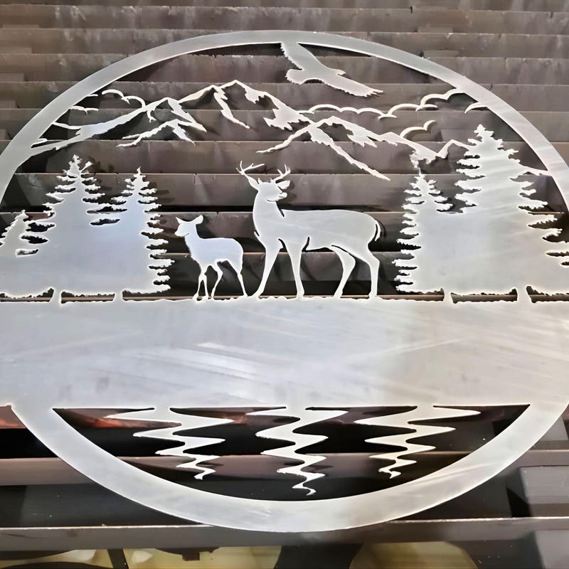 Deer Established Sign - Etsy