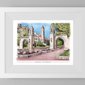 Iu/indiana University/sample Gates/iu Campus/graduation - Etsy