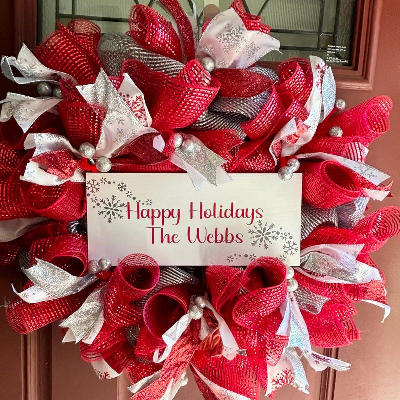 Name Wreath - Etsy