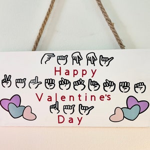 ASL Valentine’s Day Sign, ASL Sign, Sign Language Sign, American Sign ...