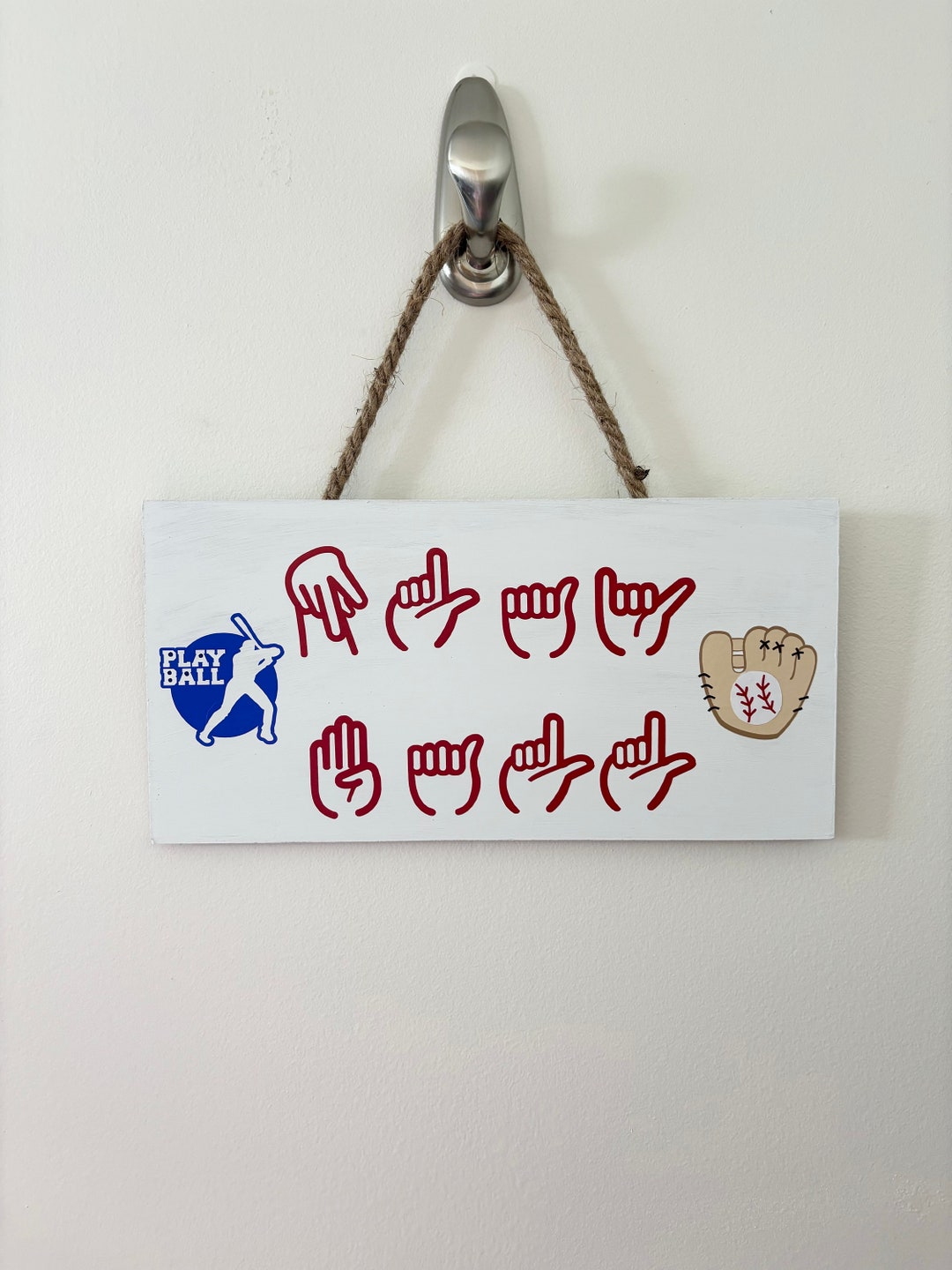 ASL Baseball Sign, ASL Sign, Summer Decor, Sign Language Sign, ASL ...