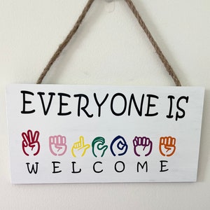 ASL Welcome Sign, ASL Sign, Welcome Sign, Sign Language Sign, American ...