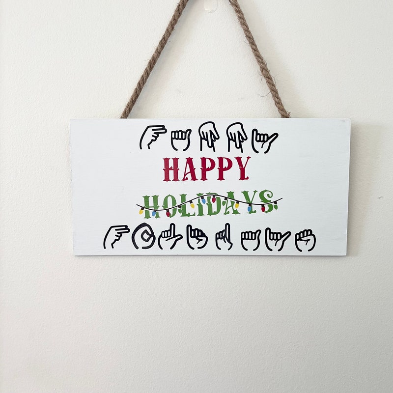 Happy Holiday Signs - Etsy