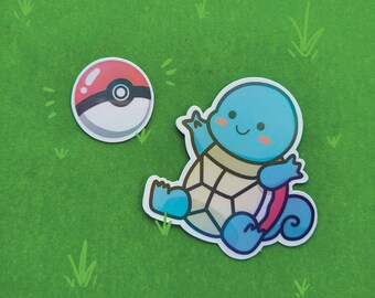 Medieval Squirtle Sticker - Etsy