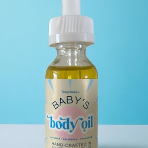 Baby’s Body Oil - Clean Skincare for Newborns & Children - Cradle Cap ...