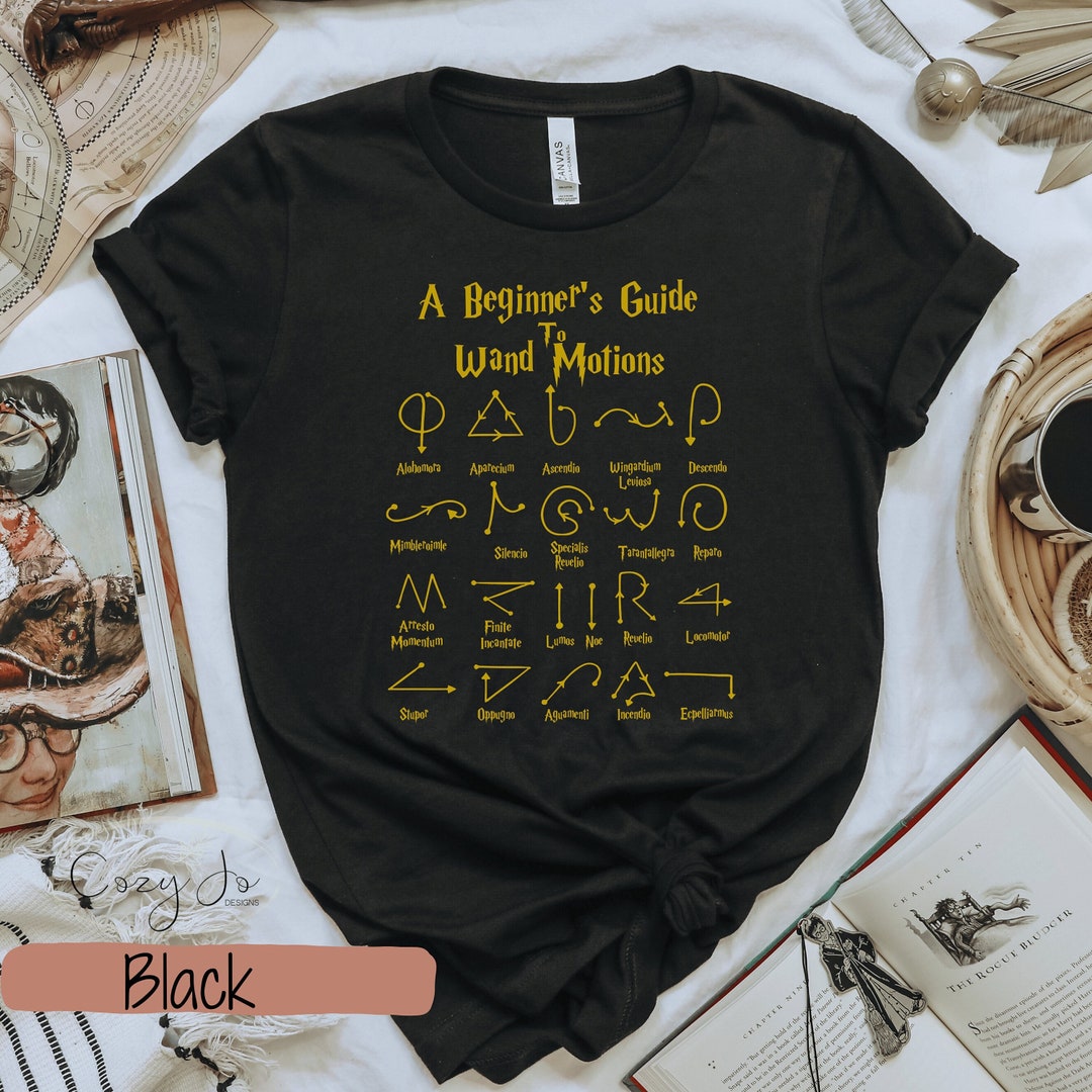 HP Wizard Wand Motion Shirt Universal T-shirt HP Fan Gift Vacation ...