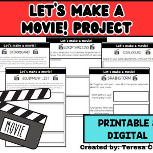 ESL School Project: Lights, Camera, English Movie-making for Writing ...
