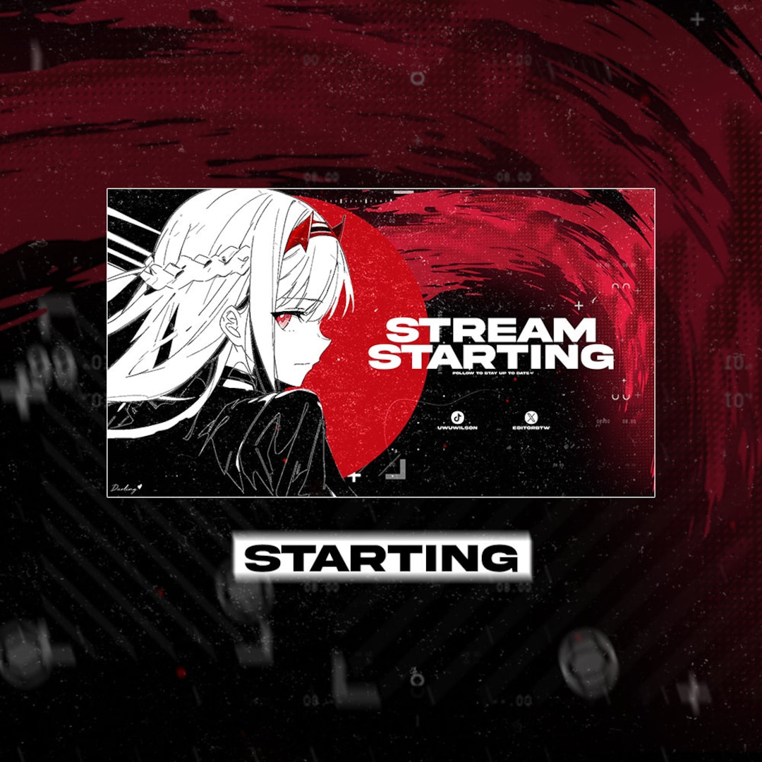 ANIMATED Zero Two Anime Streaming Package - Etsy