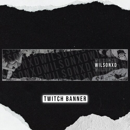 Dark Anime Twitch Banner - Etsy