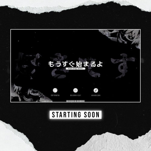 ANIMATED Dark Anime Streaming Package | Etsy