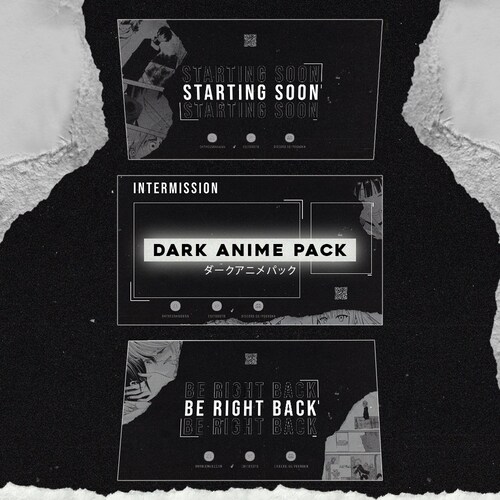 ANIMATED Dark Anime Streaming Package | Etsy