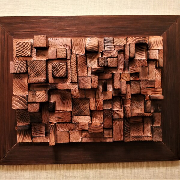 Reclaimed Wood Art - Etsy