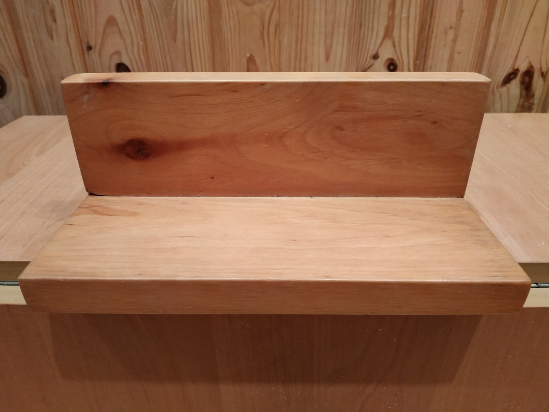 Small Shelf Key Hooks Handcrafted Wooden Furniture Rustic Alder ...