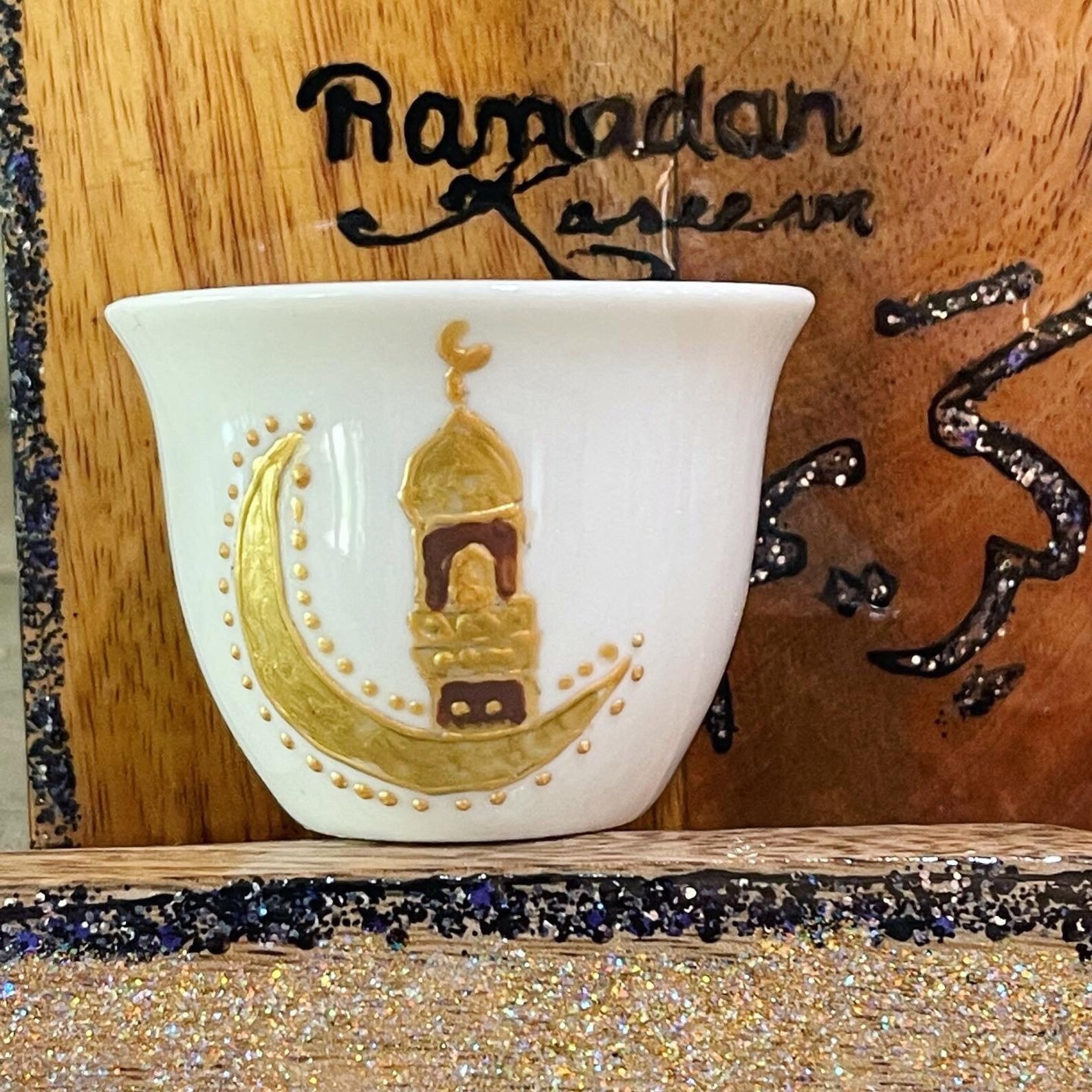Ramadan Arabic Coffee Cups Set Set of 6 Cups | Etsy