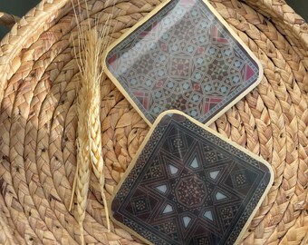 Palestinian Coaster Mix and Match Set Set of 2 Coasters - Etsy